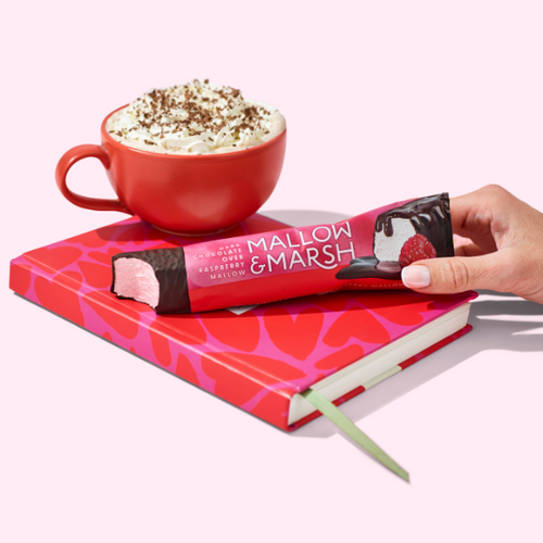 Dark Chocolate over Raspberry Mallow Bar – Mallow & Marsh