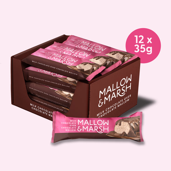 Milk Chocolate over Chocolate Mallow Bar – Mallow & Marsh