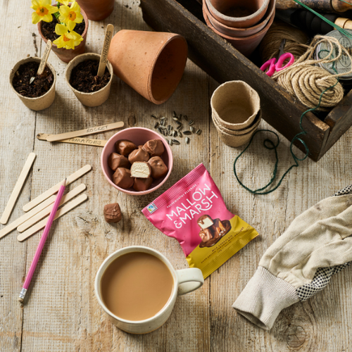 Milk Chocolate over Salted Caramel Mini Marshmallows – Mallow & Marsh